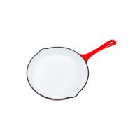 China 8 Inch Round Cast Iron Skillet Pan OEM Cast Iron Stovetop Deep Fryer for sale