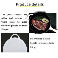 China ISO9001 Enameled Cast Iron Skillet Set With Casserole Dutch Oven / Fry Pan for sale