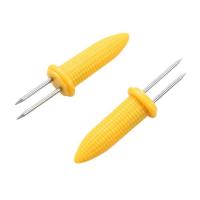 China 6x2x1.5CM Kitchen Cookware Accessories Stainless Steel Corn Roast Needle BBQ for sale