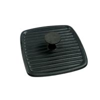 China 51.2*26.5cm Cast Iron Grill Griddle Bbq Griddle Pan With Press for sale