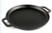 China Pre Seasoned Cast Iron Frying Pan 30/35cm Cast Iron Grill Pan for sale