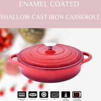 China Chef Enameled Oval Dutch Oven With Lid Size 30cm 4.2/5.5kg for sale