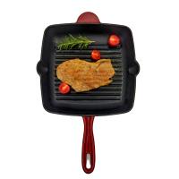 China Enameled Coating Cast Iron Baking Pan Casserole With Skillet for sale