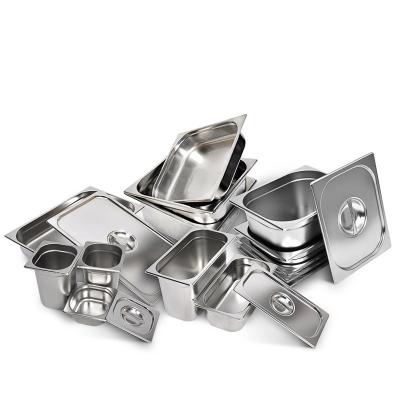 China Food Grade Stainless Steel Cookware Sets Multipurpose 6 In Hotel Pan for sale