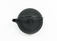 China Matt Black Cheese Fondue Pot 27.5X17.5X2cm Pre Seasoned for sale