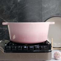 China OEM ODM Cast Iron Casserole Dutch Oven With Skillet Lid Height 11.5cm for sale