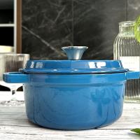 China 2/2.5/2.8/3.8/4.8L Enameled Cast Iron Braiser For Daily Use for sale