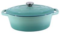 China Rust Proof Enamel Coating Cast Iron Braiser With Lid for sale
