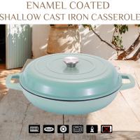 China 3L Cast Iron Dutch Oven With Lid Enameled Eco Friendly for sale