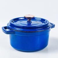 China Colorful Enameled Cast Iron Dutch Oven 18/20/22/24/26cm for sale