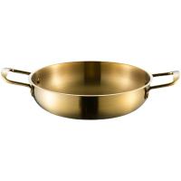 China Gloden 304 Stainless Steel Stock Pot Non Stick Surface For Easier Cleaning for sale
