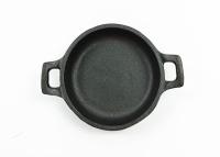 China Classic Pre Seasoned Cast Iron Frying Pan 24cm With Two Side Handles for sale