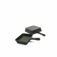 China OEM ODM Cast Iron Frying Pre Seasoned Pan Grill Pan Set BSCI for sale