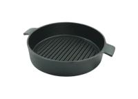 China OEM ODM Cast Iron Frying Pan 24.5/26.5cm BSCI For Induction Stove Tops for sale
