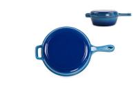 China 2 In 1 Cast Iron Casserole Skillet Enamel Coated  3.2 Quart for sale