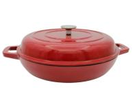 China Enameled Reliable Cast Iron Casserole Cast Iron Soup Pot 29/31cm for sale