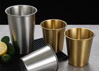 China Food grade Sliver 304 Stainless Steel Cups Polished inside for sale