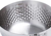 China 304 Small Stainless Steel Saucepan Heat Dissipation Flat Base for sale