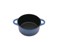 China Blue Enamel Casserole Dish With Lid For All Stove 3.8/5/5.3kg for sale