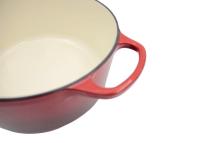 China Enameled Reliable Cast Iron Casserole Cast Iron Soup Pot 29/31cm for sale