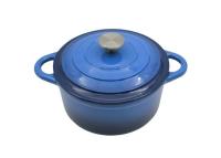 China Blue Enamel Casserole Dish With Lid For All Stove 3.8/5/5.3kg for sale
