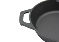 China 12 Inch Cast Iron Deep Fryer Large Skillet For Family Meals for sale