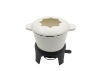 China Custom Enamel Coating Cheese Fondue Pots 1.5 Quart Non Stick for sale