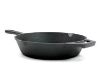 China 3 Piece Pre Seasoned Cast Iron Frying Pan Set BSCI SGS ISO9005 for sale