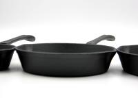 China 6.3 Inch Pre Seasoned Cast Iron Skillet For Outdoor Cooking for sale
