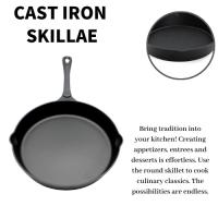 China 10 Inch Cast Iron Skillet Pan For Searing, Baking , Frying -Pre-Seasoned for sale