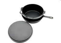 China Pre-seasoned Cast Iron Dutch Oven with Stainless Steel Handle for sale
