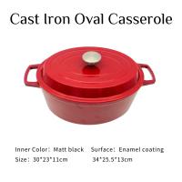 China ISO9001 Enameled Cast Iron Skillet Set With Casserole Dutch Oven / Fry Pan for sale