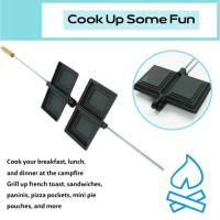 China Ergonomic Cast Iron Sandwich Maker Iso9003 Campfire Pie Maker for sale