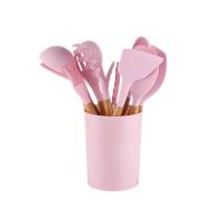China Nonstick Silicone Cooking Color Utensil Set Kitchen Tools Set for sale