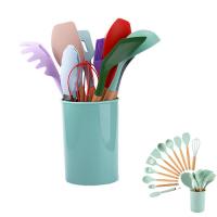 China Kitchen Gadgets Silicone Spatula Spoon With Non Stick Surface for sale