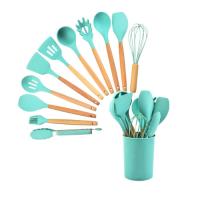 China Nonstick Food Grade Silicone Cooking Utensils Set Withstand High Temperatures for sale