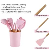 China Nonstick Silicone Cooking Color Utensil Set Kitchen Tools Set for sale