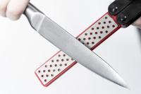 China Double Sided Knife Whetstone Folding Diamond Sharpener Polish Camping for sale
