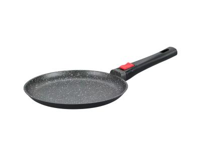 China Large Deep Dish Aluminumpot 28cm With Glass Lid Black for sale