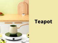 China 30cm Aluminum Non Stick Teapot With Removable Handle And Induction Base for sale