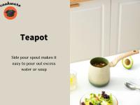China 30cm Aluminum Non Stick Teapot With Removable Handle And Induction Base for sale