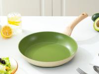 China Premium Aluminum Pancake Pan 10Inch Non Stick With Detachable Handle for sale