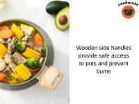 China Non Stick Aluminum Casserole With Reinforced Coating And Detachable Handle for sale