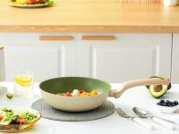 China Healthy Cooking Non Stick Frying Pan 7Inch With Titanium Coating for sale
