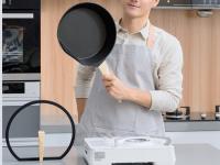 China Scratch Resistant Frying Pan 9.5Inch Non Stick With Copper Finish for sale