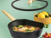 China Dishwasher Safe Non Stick Frying Pan 13Inch With Ceramic Coating for sale