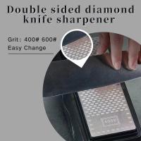 China 1.Premium Double-Sided Diamond Knife Sharpener-400/1000 Grit for Repairing & Resharpening for sale