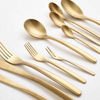 China Durable 304 Stainless Steel Knife Fork And Spoon Set For Restaurant Use for sale