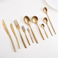 China Durable 304 Stainless Steel Knife Fork And Spoon Set For Restaurant Use for sale