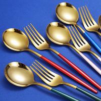 China Custom 304 Stainless Steel Cutlery Set Luxurious For Kitchen for sale